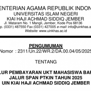 PENGUMUMAN ALUR PEMBAYARAN UKT CALON MAHASISWA BARU JALUR SPAN PTKIN TAHUN 2025 | Universitas ...